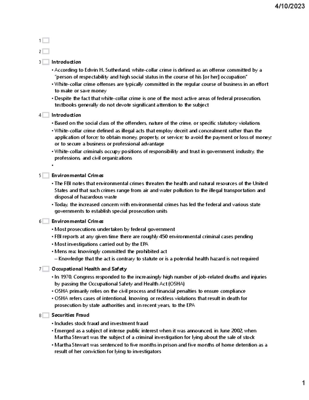 Crj 260 notes chapter 14 - 4/10/ 1 Introduction • According to Edwin H ...