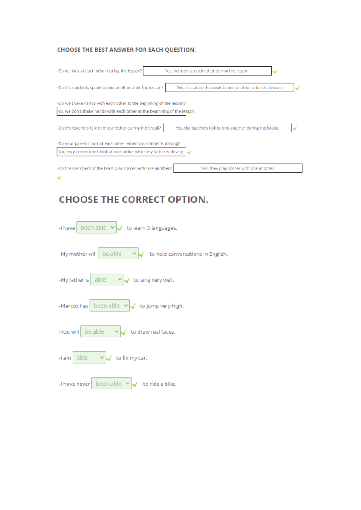 Ingles 4 lesson - ingles - Studocu