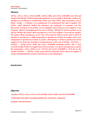 Lab+5+Equations - Lab 5 Equations - Lab 5: Net Ionic Equations For each ...