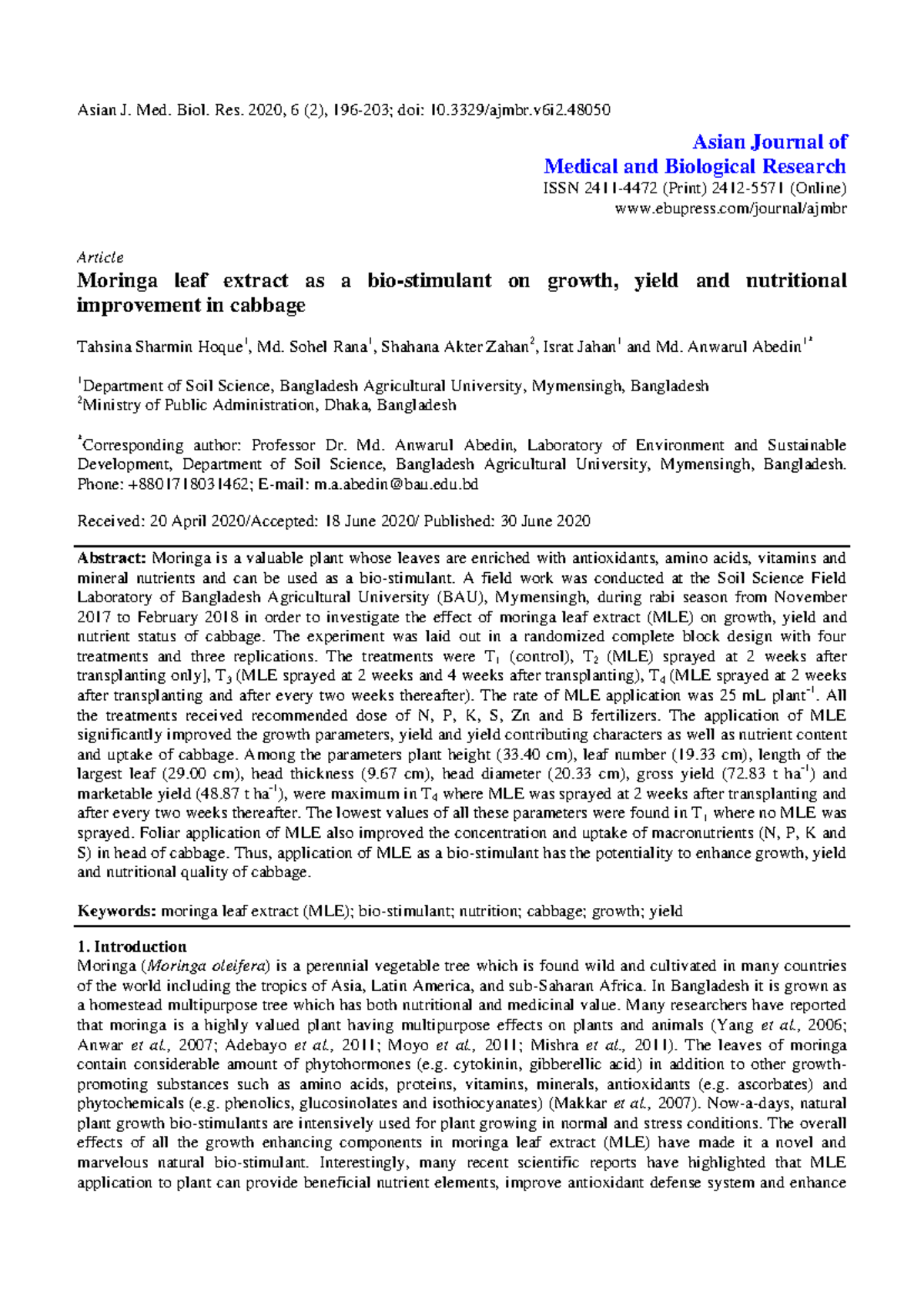 Inbound 445677411729126941 - Asian J. Med. Biol. Res. 2020, 6 (2), 196-203; doi: 10.3329/ajmbr ...