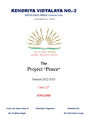 Project Topics Class 12 - Class XII Holiday Homework Project Work ...