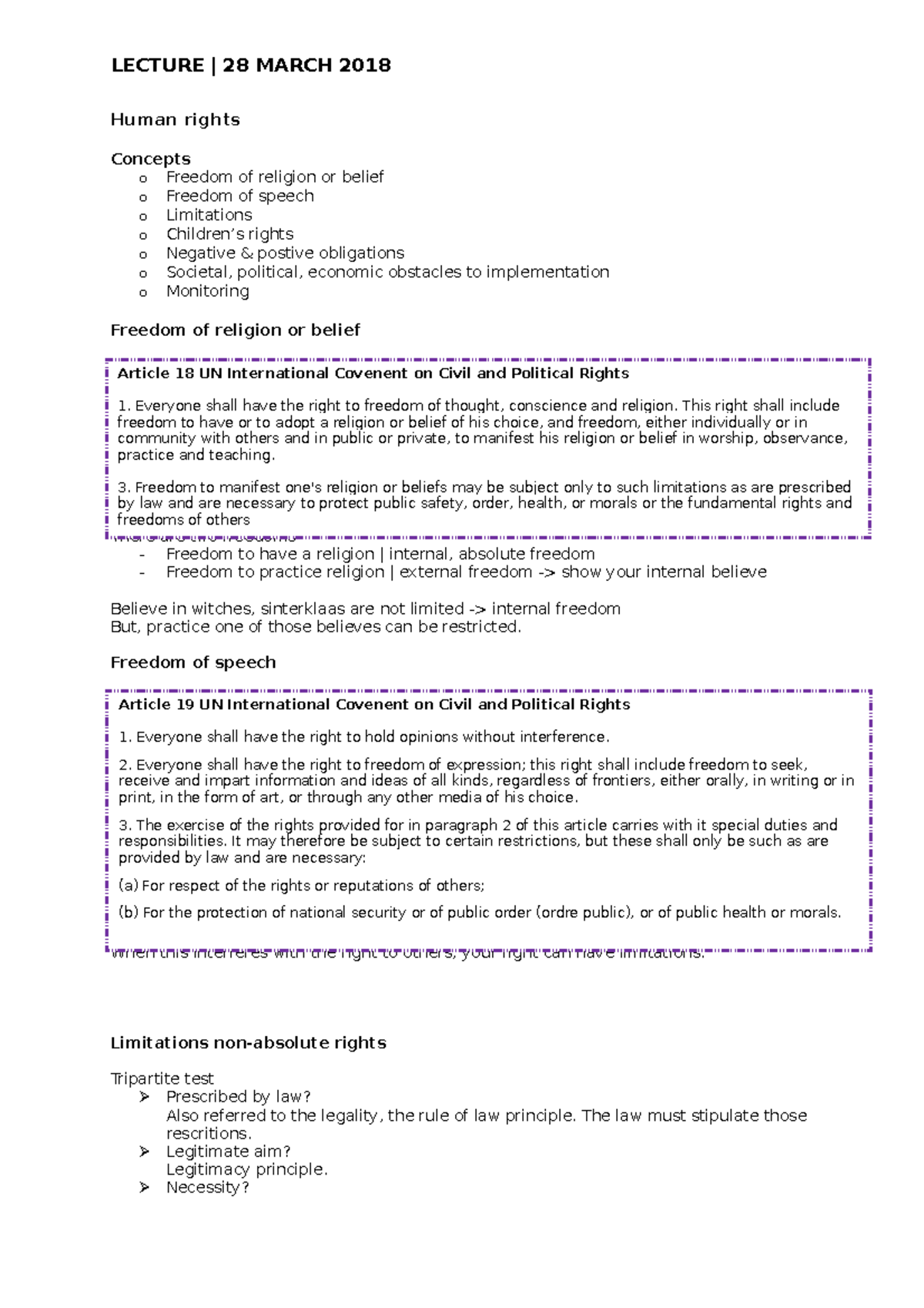 Lecture 3 | 28 march 2018 - Warning: TT: more functions defined than expected LECTURE | 28 MARCH ...