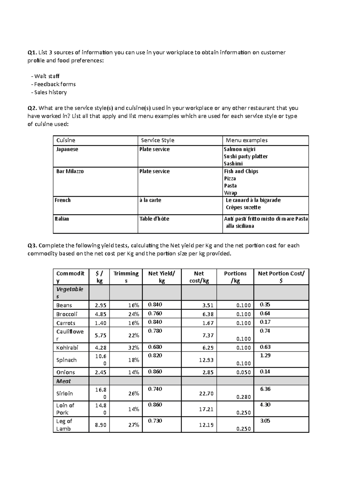 Sithkop 002 - work - Q1. List 3 sources of information you can use in ...