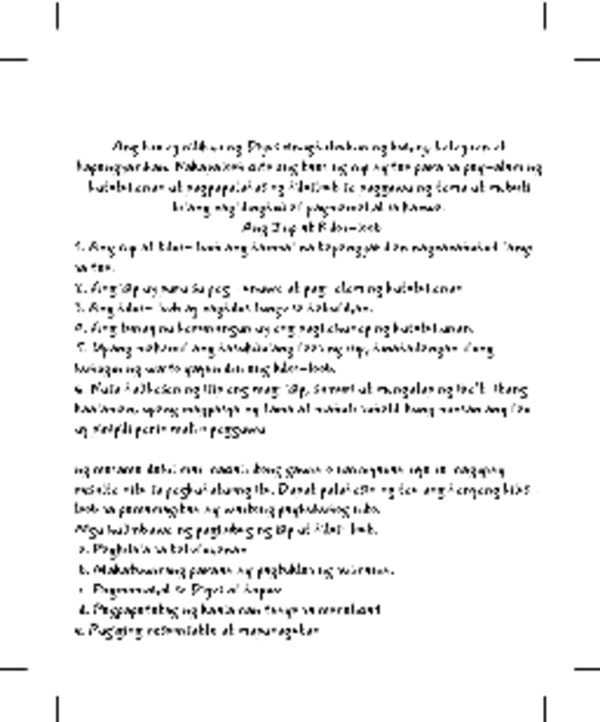 Your paragraph text - esp notes and modules - Ang tao ay nilikha ng ...