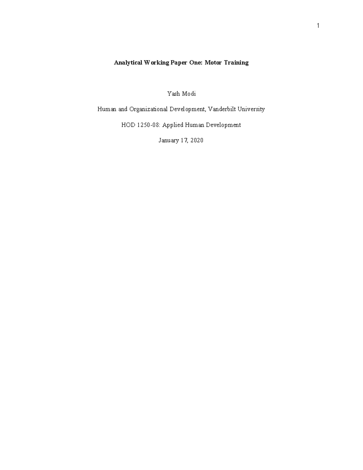 AWP 1 title revised - Analytical Working Paper 1 - Analytical Working ...