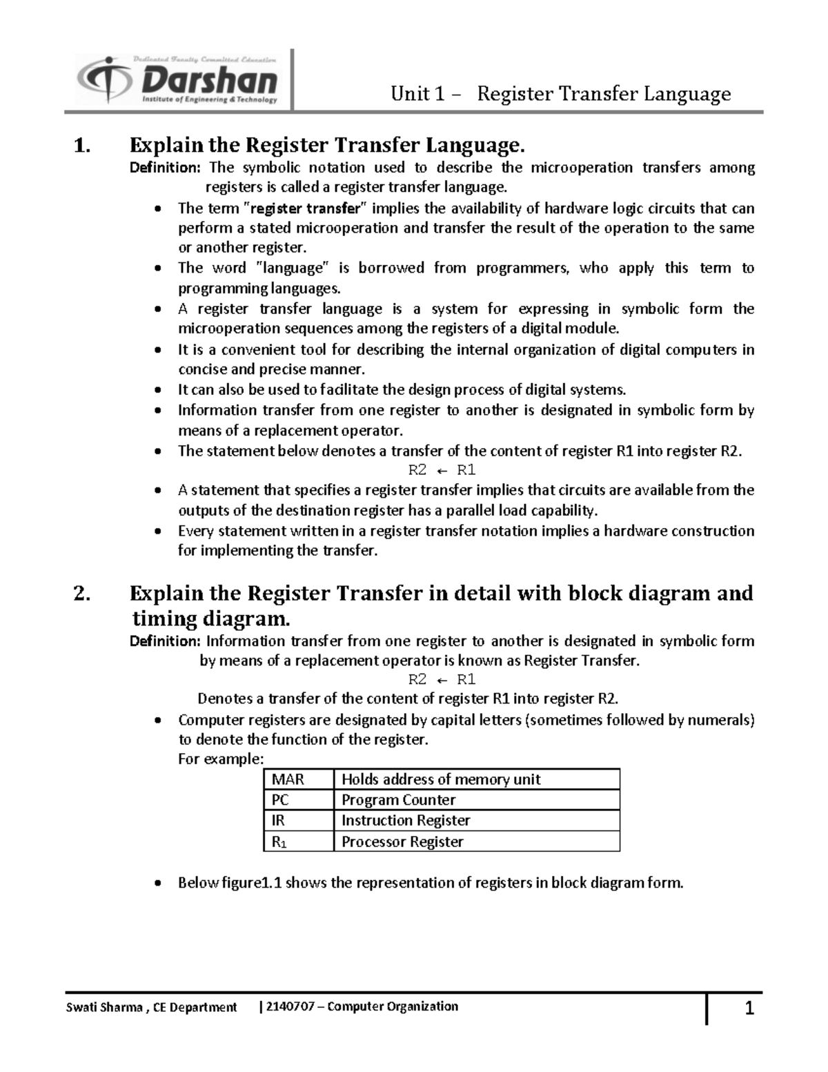 E-Notes PDF All-Units 30042019 052142 AM - 1. Explain the Register ...