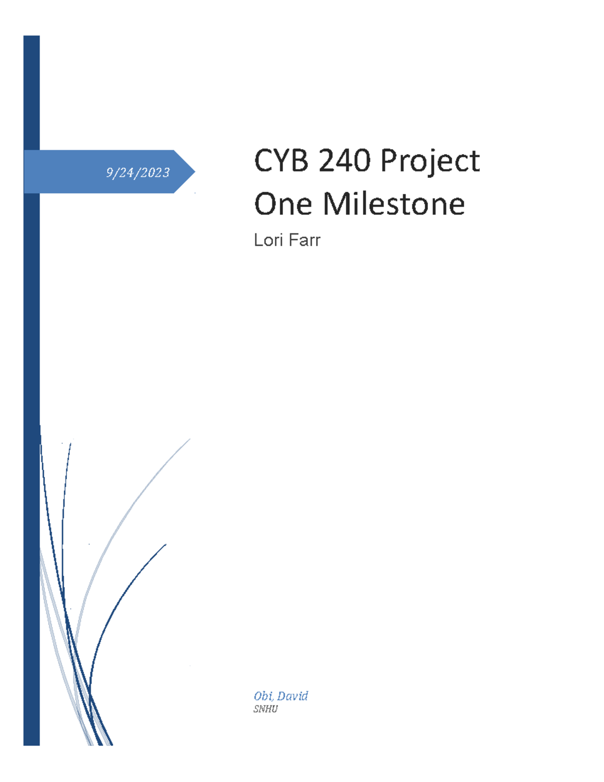 CYB 240 Project One Milestone - Firewall OpenVAS Report Vulnerability ...
