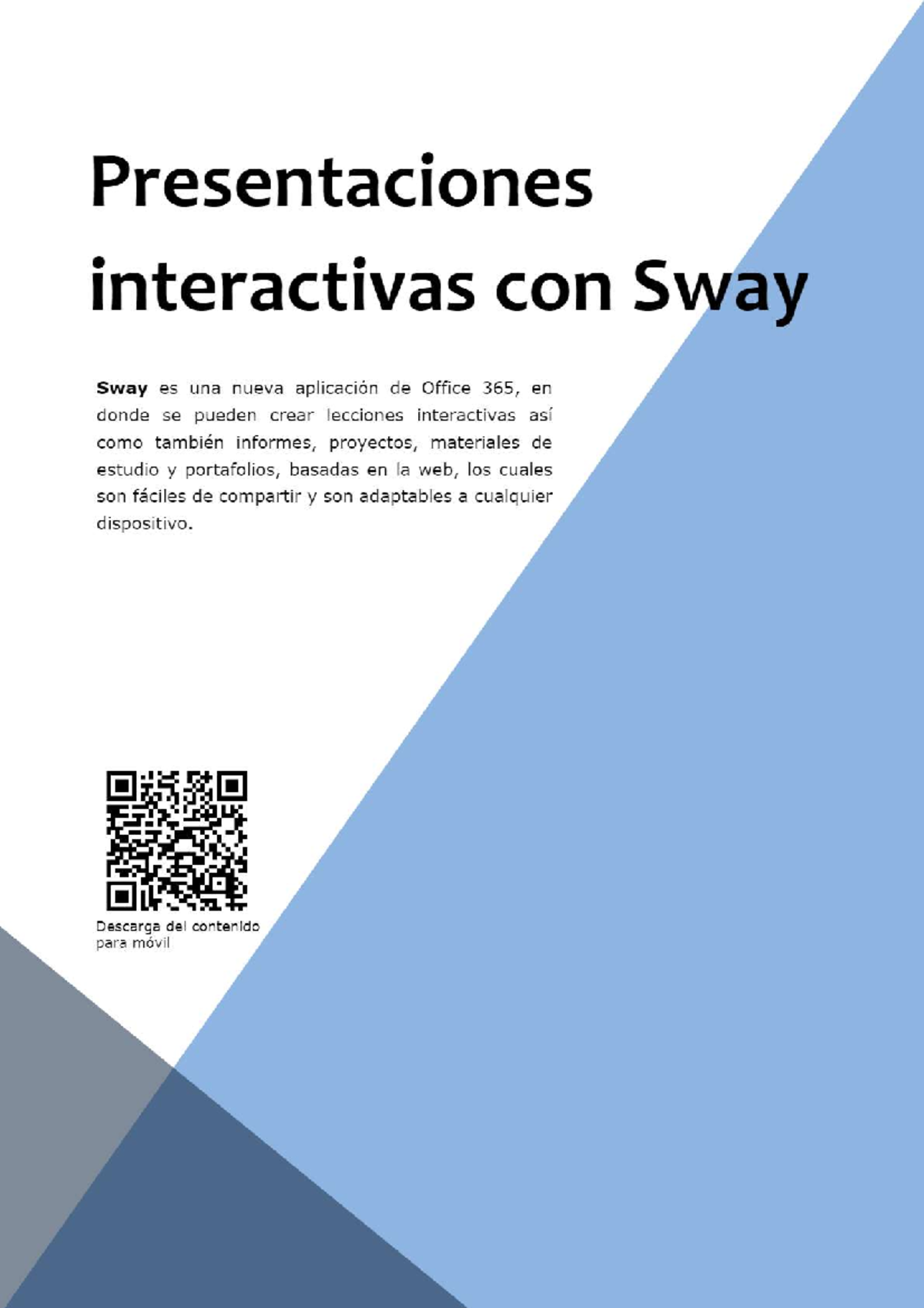 Presentaciones interactivas con Sway - Computacion I - Studocu