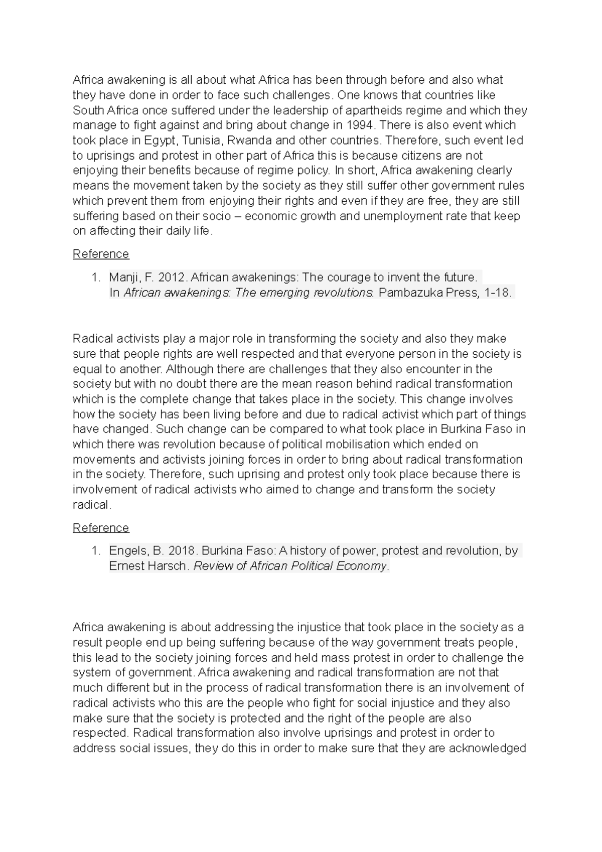 African Awakening tutorial blog what is African awakening in short ...