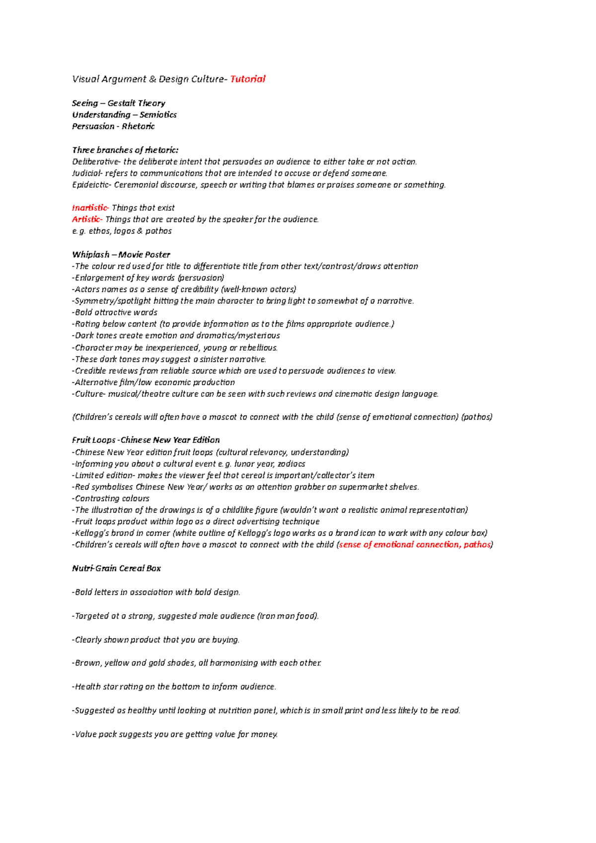 Rhetorical Design Analysis - Visual Argument & Design Culture- Tutorial ...