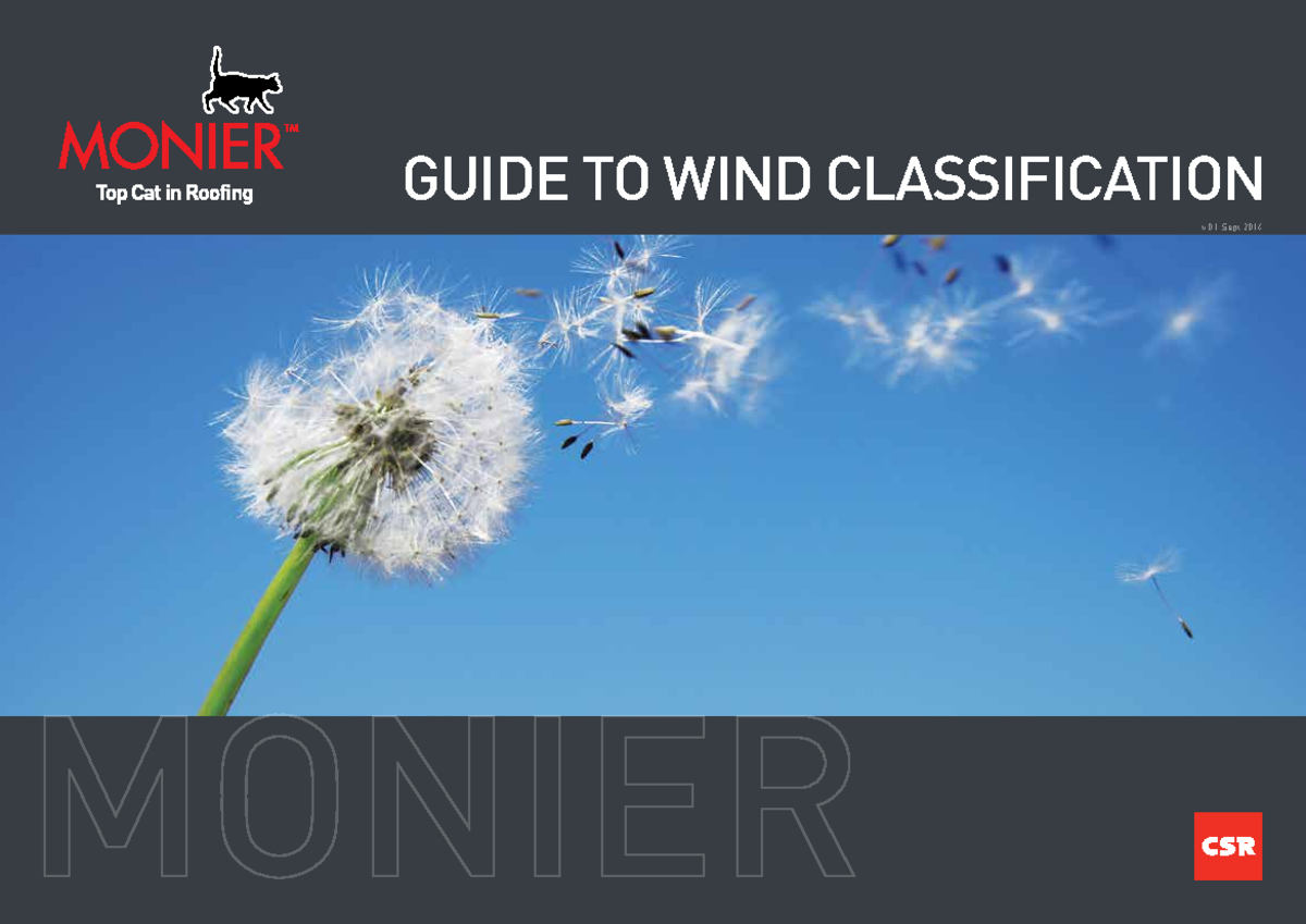 Guide To Wind Classification - GUIDE TO WIND CLASSIFICATION v 01 Sept ...
