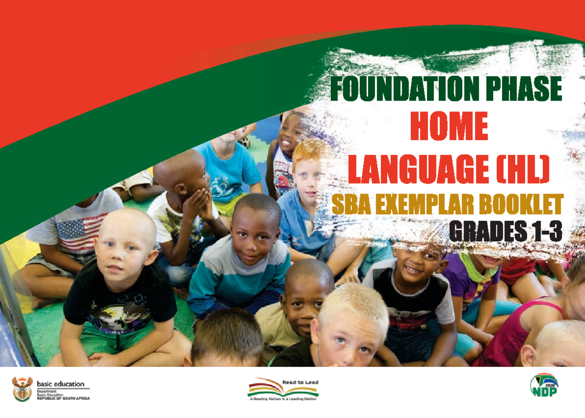 Foundation Phase Home Language SBA Guidelines - Introduction Assessment ...