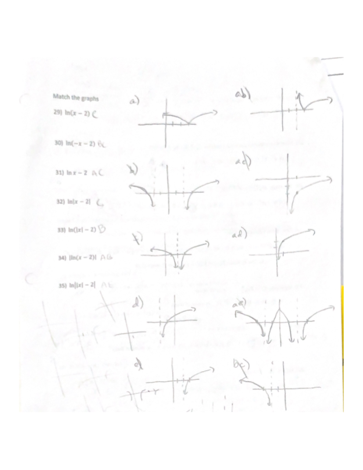 Logs - Examples of logarithmics. - MAC 1147 - Studocu