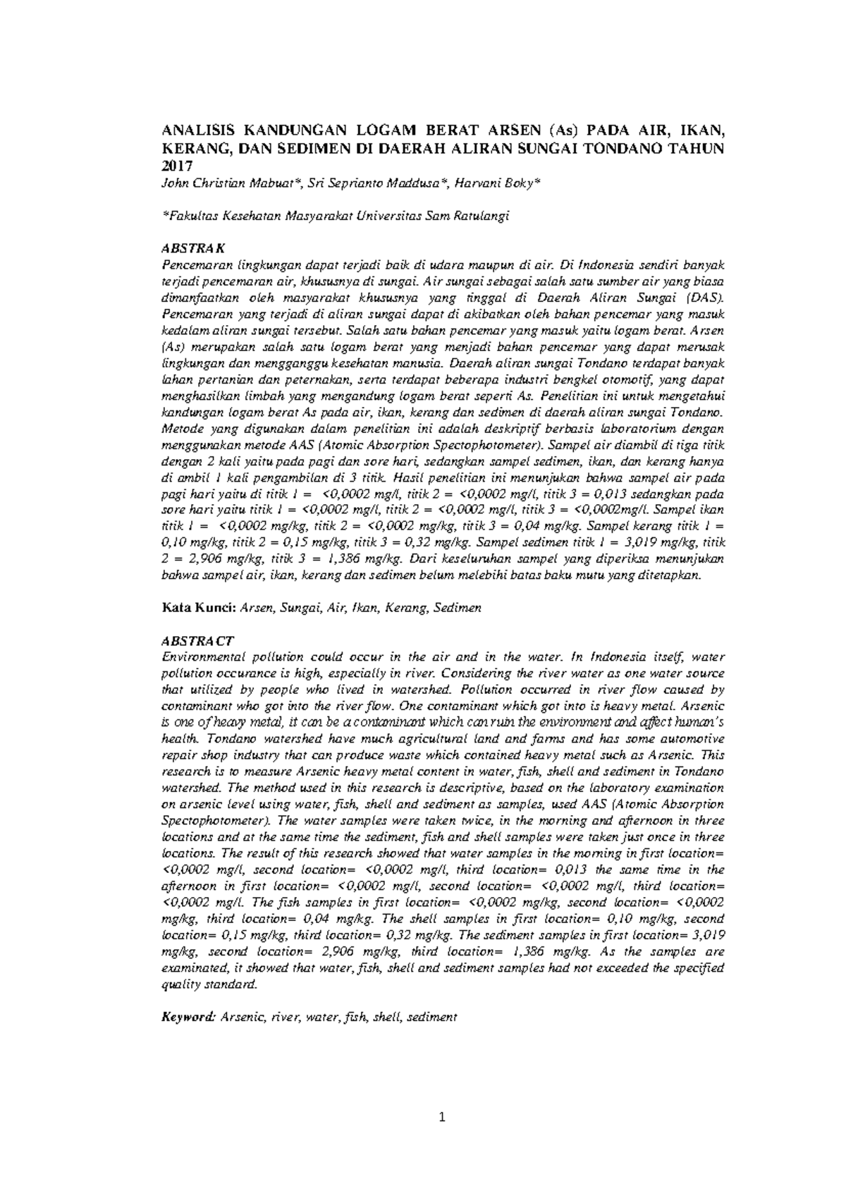 Rutler,+406 792 1 SM - Rutler,+406 792 1 SM - ANALISIS KANDUNGAN LOGAM ...