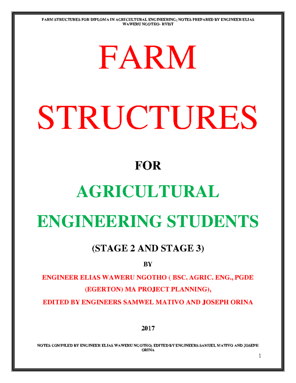 2. FARM Structures MAIN Notes - WAWERU NGOTHO- RVIST NOTES COMPILED BY ...