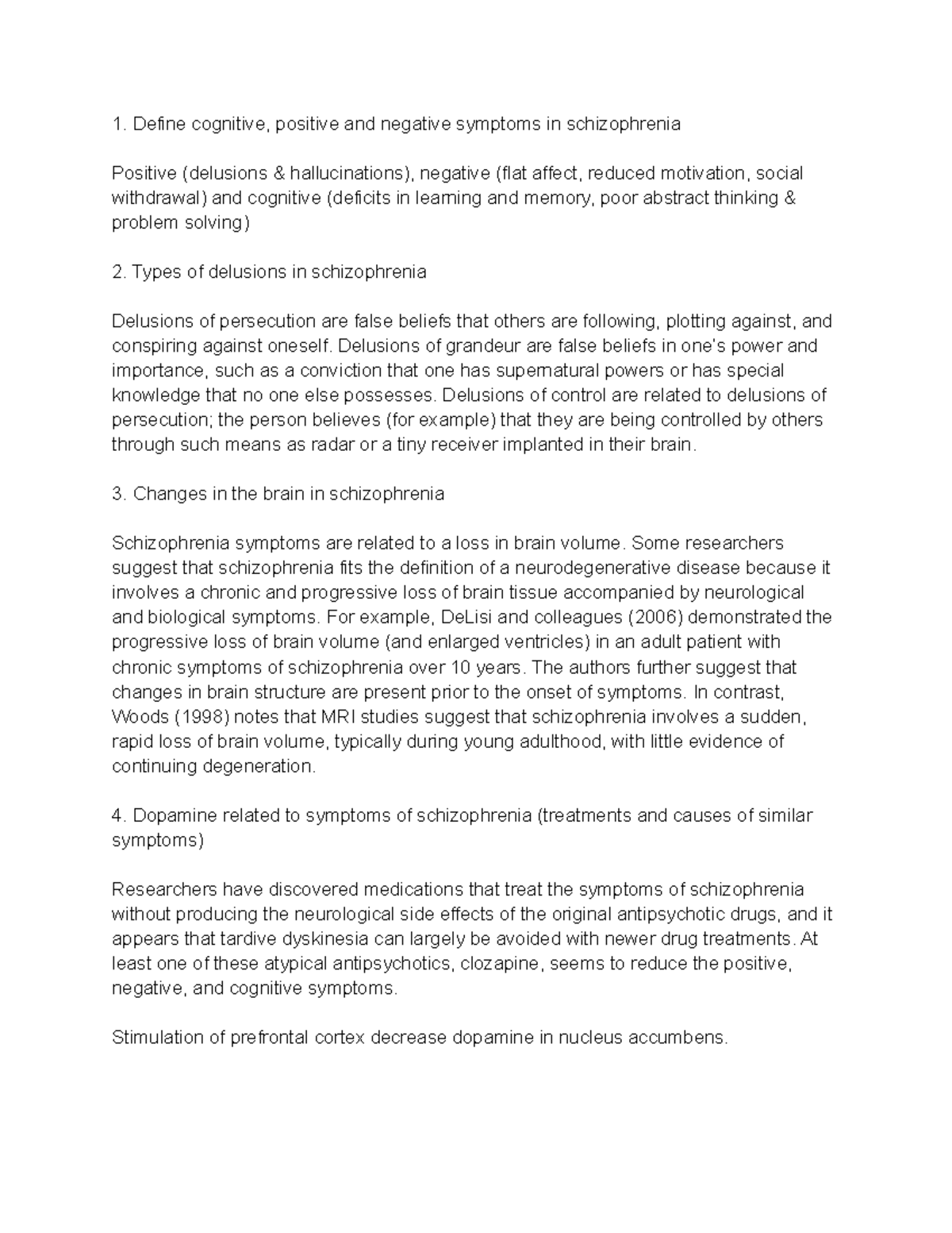 PSYC 111 Chapter 17 Quiz Study Guide - Define cognitive, positive and ...