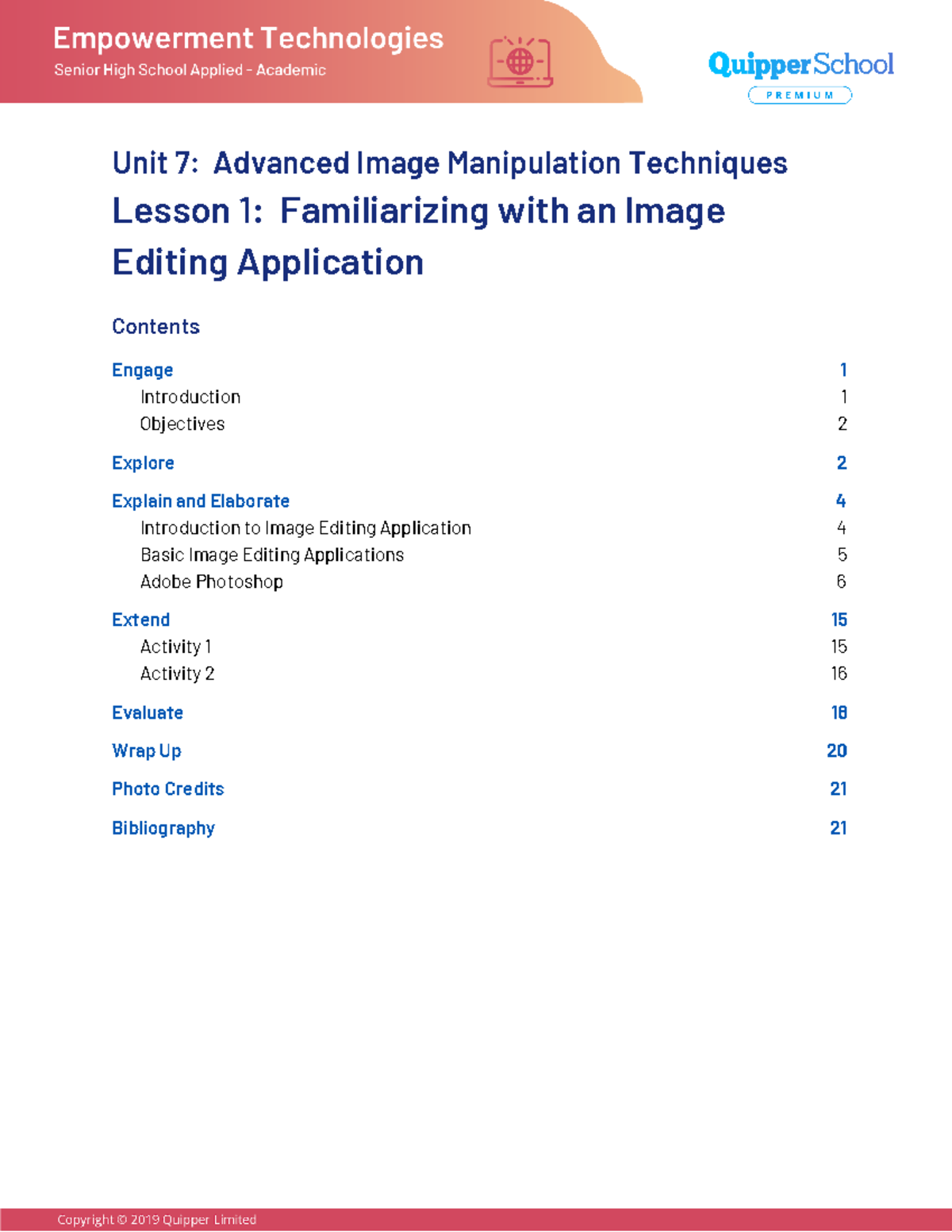 L1 - computer - Lesson 1: Familiarizing with an Image Editing ...