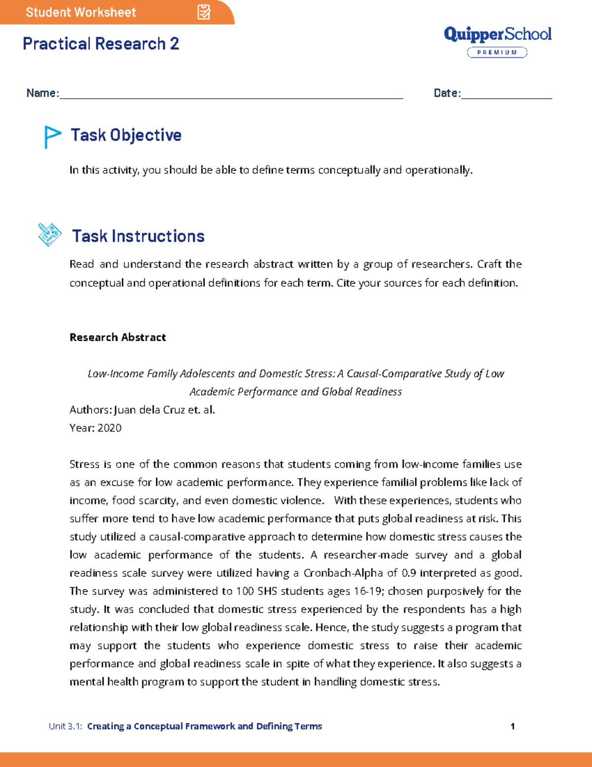 Final-SW PR2-11 12 UNIT-3 Lesson-1 Creating-a-Conceptual-Framework-and ...