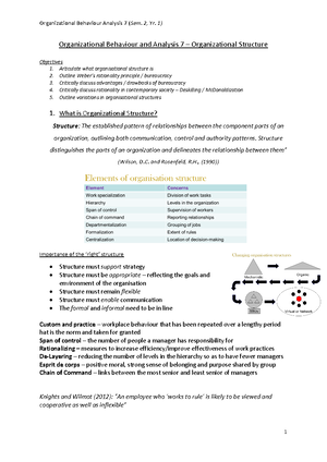 Organizational Behaviour and Analysis 10 - Organisational Learning ...