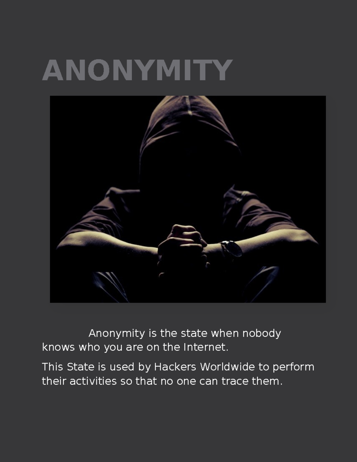 Chapter 2 Anonymity Basics Of Cyber Security Anonymity Knows Who