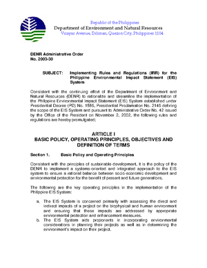 DENR Application - sample letter - HENRY A. ADORNADO, Ph. Regional ...
