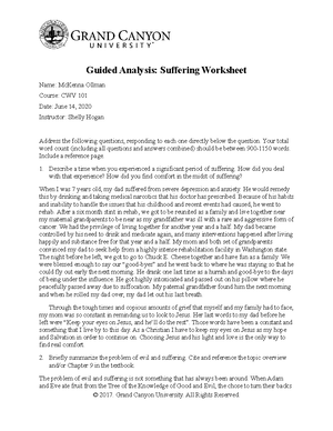 CWV 101 Topic 6 - Topic 6 DQ 1 Assessment Description Jesus made many ...