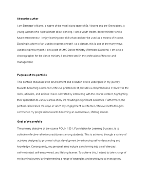 Assignment 3 for FOUN1501 - The University of the West Indies, Open ...