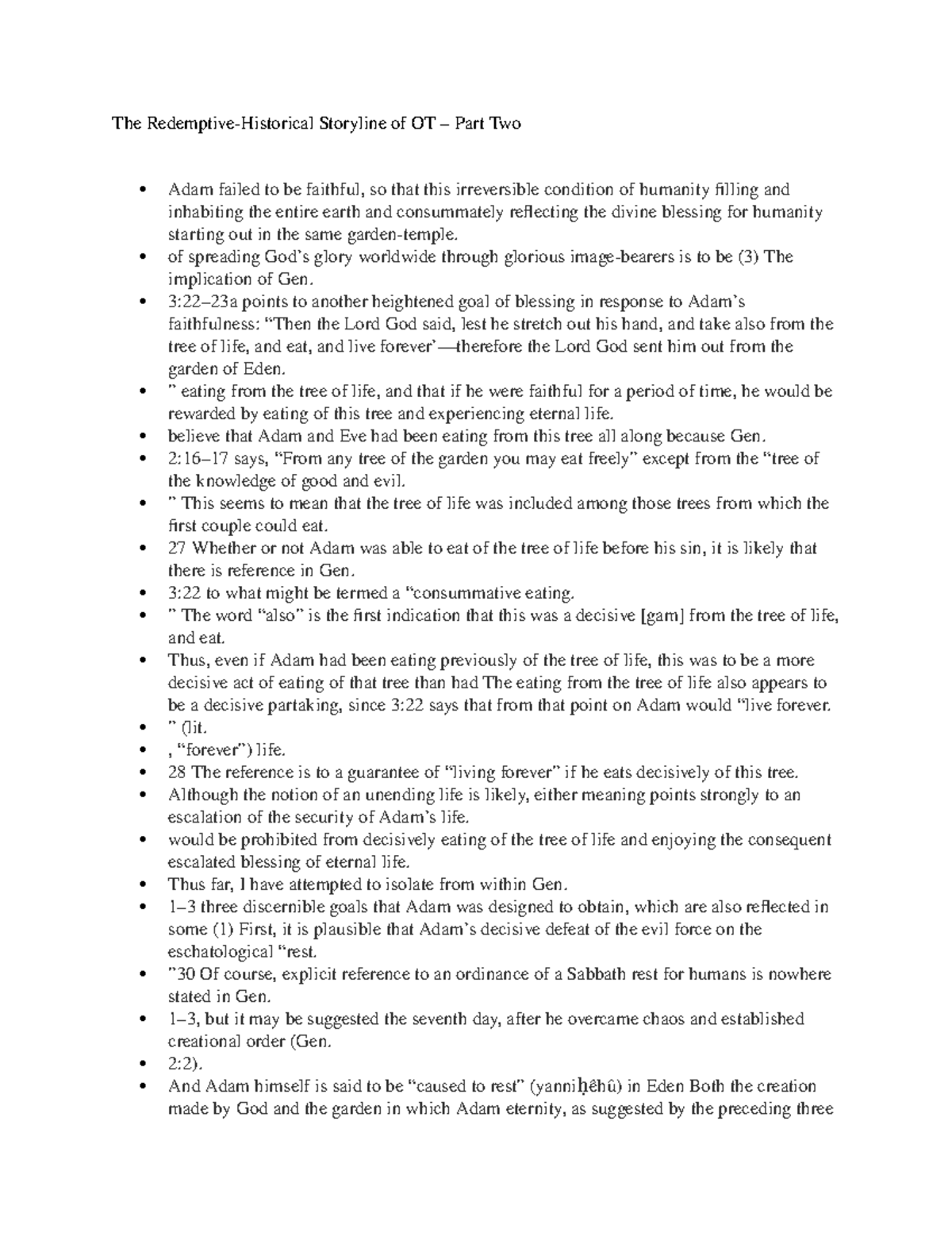 The Redemptive-Historical Storyline of OT – Part Two - of spreading God ...