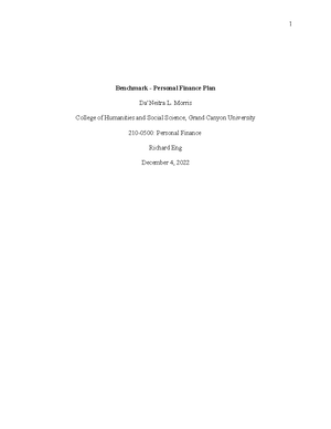 Financial Portfolio Project Part 6 Reflection - Financial Portfolio ...