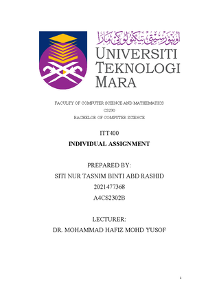 Individual Assignment #1 - Simple Networking Commands - Erny Arniza ...