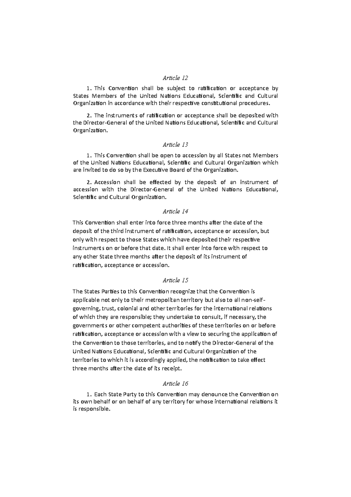 Int. human rights law m28 - Article 12 This Convention shall be subject ...
