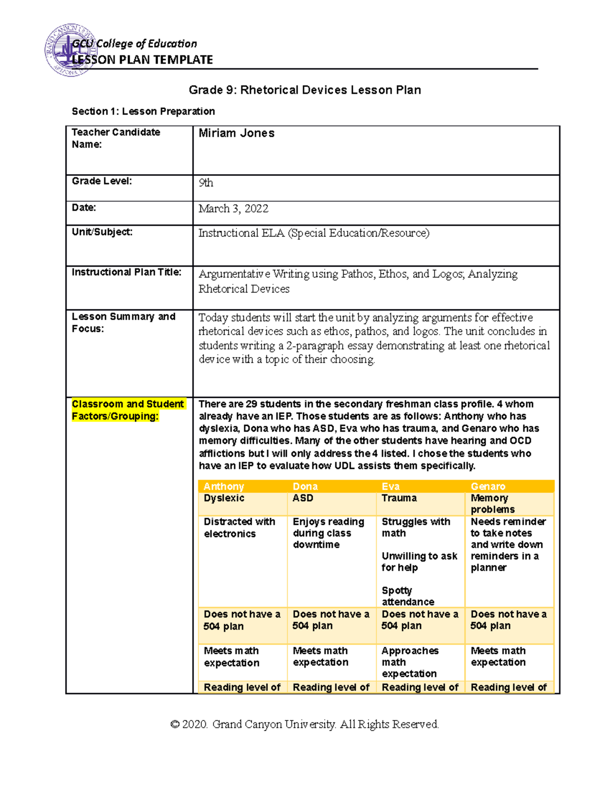 SPD200 RS-Grade-9-Rhetorical-Devices-Lesson-Plan - LESSON PLAN TEMPLATE ...