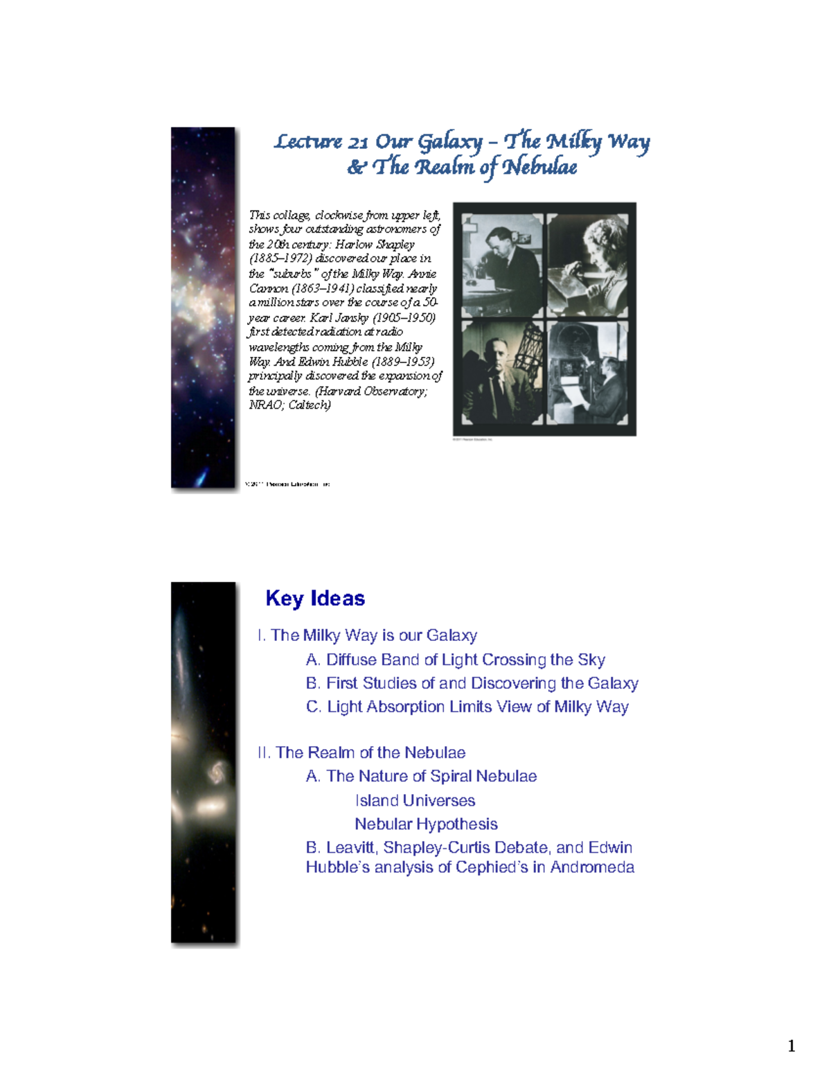 Lecture 21 Student Notes - © 2011 Pearson Education, Inc. Lecture 21 ...