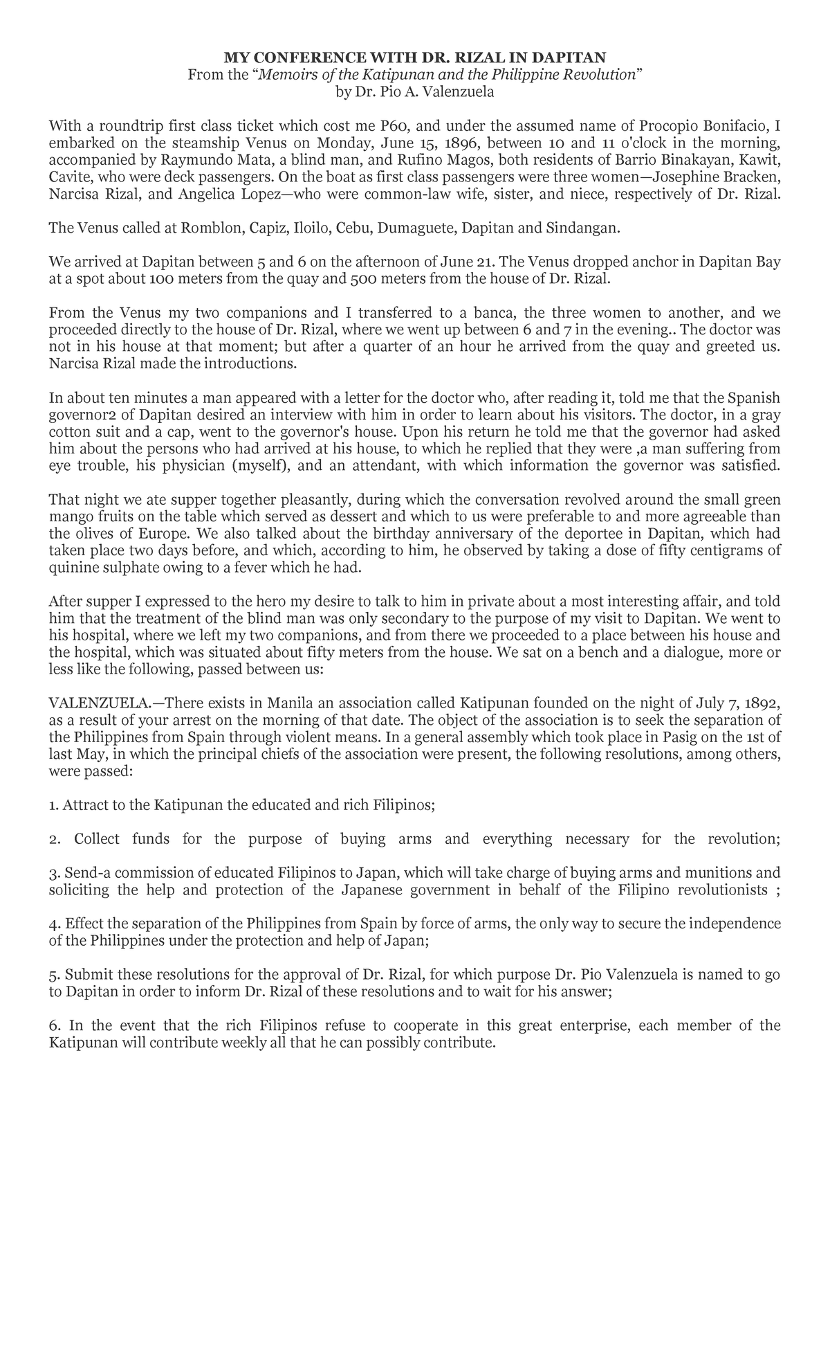 Valenzuela Memoirs of the Katipunan and the Philippine Revolution - MY ...
