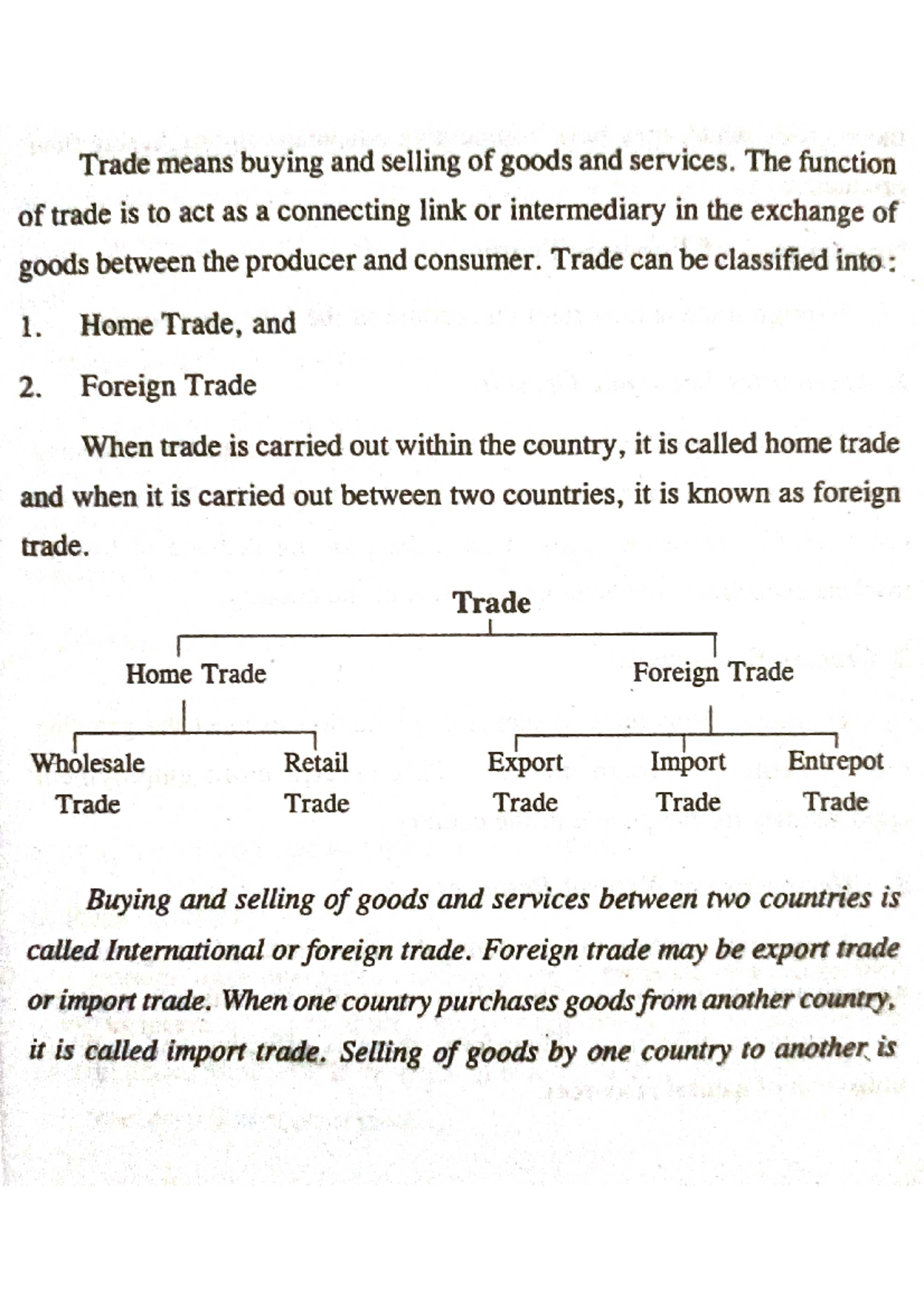 Foreign Trade - Management of Foreign Trade - Studocu