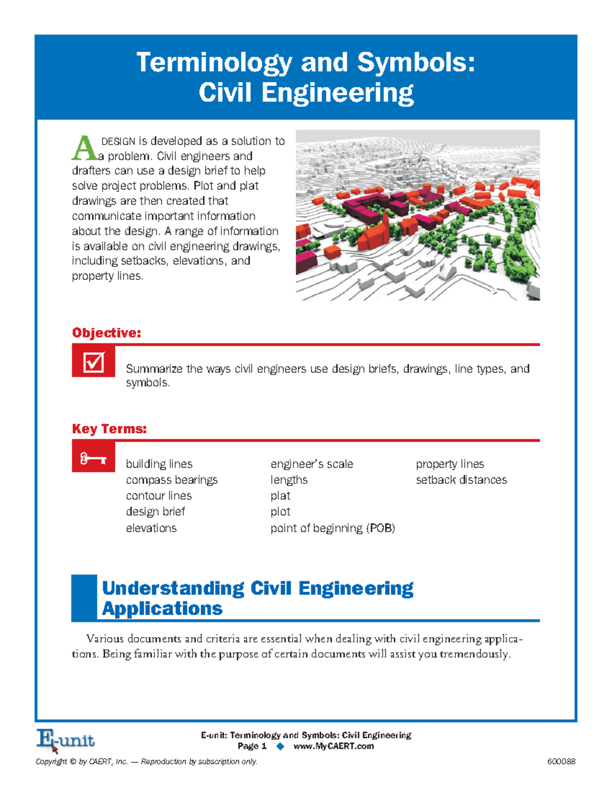 TEE-600088 - Lecture notes - Terminology and Symbols: Civil Engineering ...