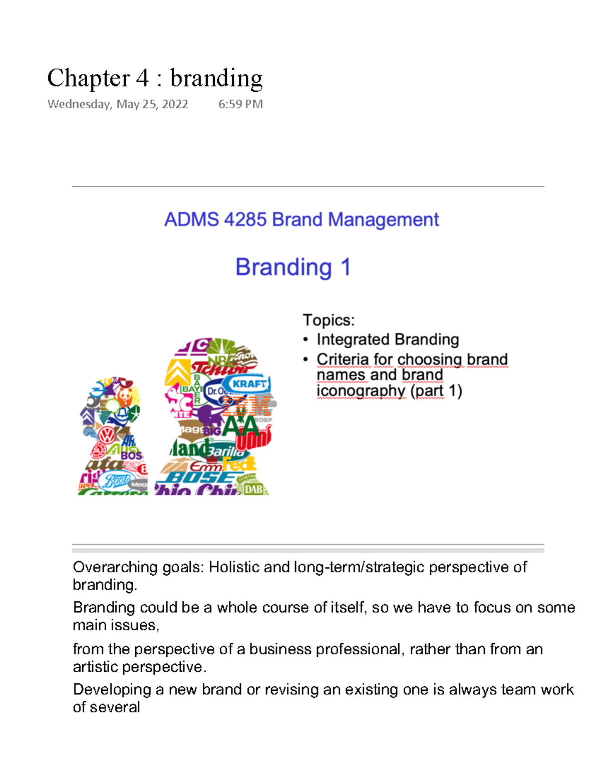 Chapter 4 - 4285 - Overarching goals: Holistic and long-term/strategic ...