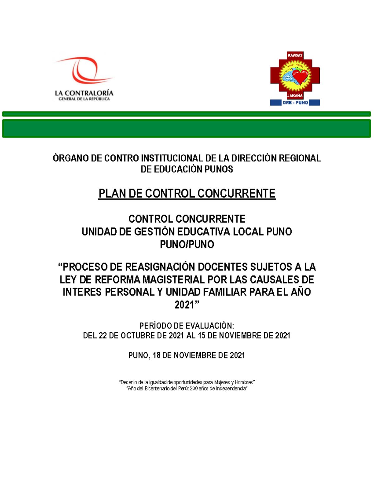 Plan de Control Concurrente caso DREP sandrafnl - ÓRGANO DE CONTRO ...