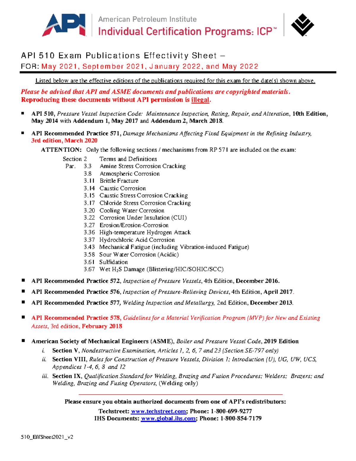 20210913 EKS 510 May 2021 final - 510_EffSheet 202 1_v API 510 Exam ...
