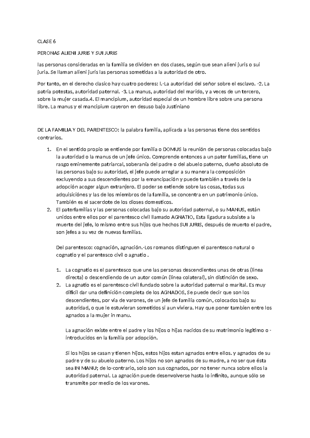 Clase 6 - descripción del estado del arte - CLASE 6 PERONAS ALIENI ...