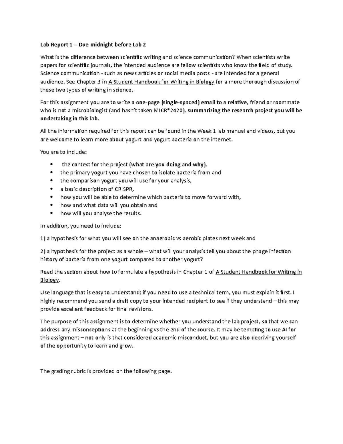 Lab Report 1 Instructions S23 - Lab Report 1 – Due midnight before Lab ...