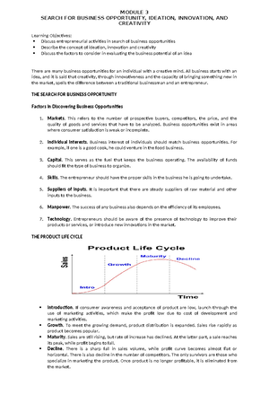 Module 8 - MODULE 8 PRODUCTION OF GOODS AND SERVICES Learning ...