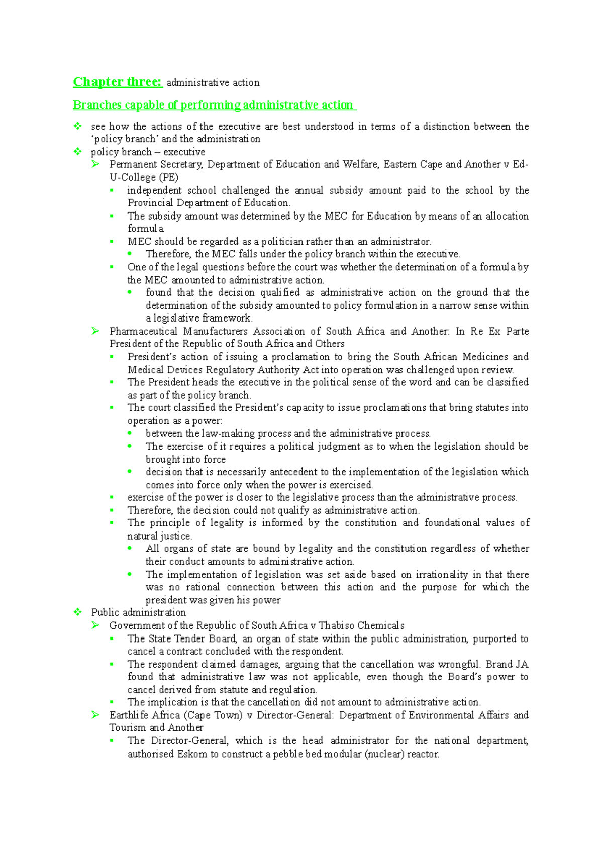 Chapter 3 - done T1 - lecture material - Chapter three: administrative ...