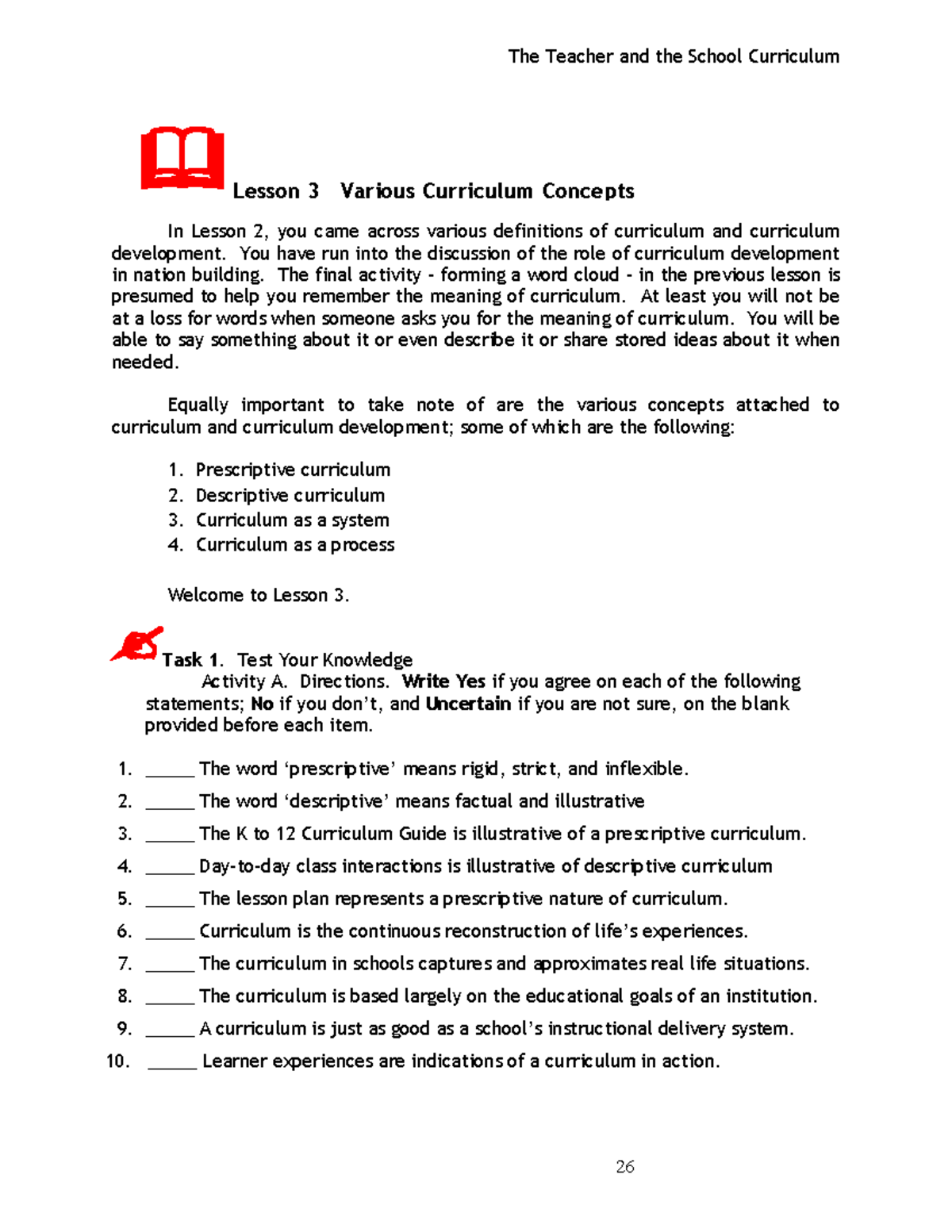 Module-1 Lesson-3 - Module-1 Lesson-3 - In Lesson 2, you came across ...
