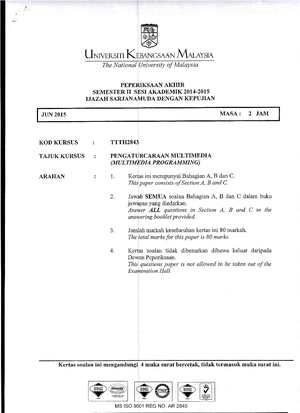 29 Jun, Document 11 - fjfjfj - Multimedia Programming - Studocu