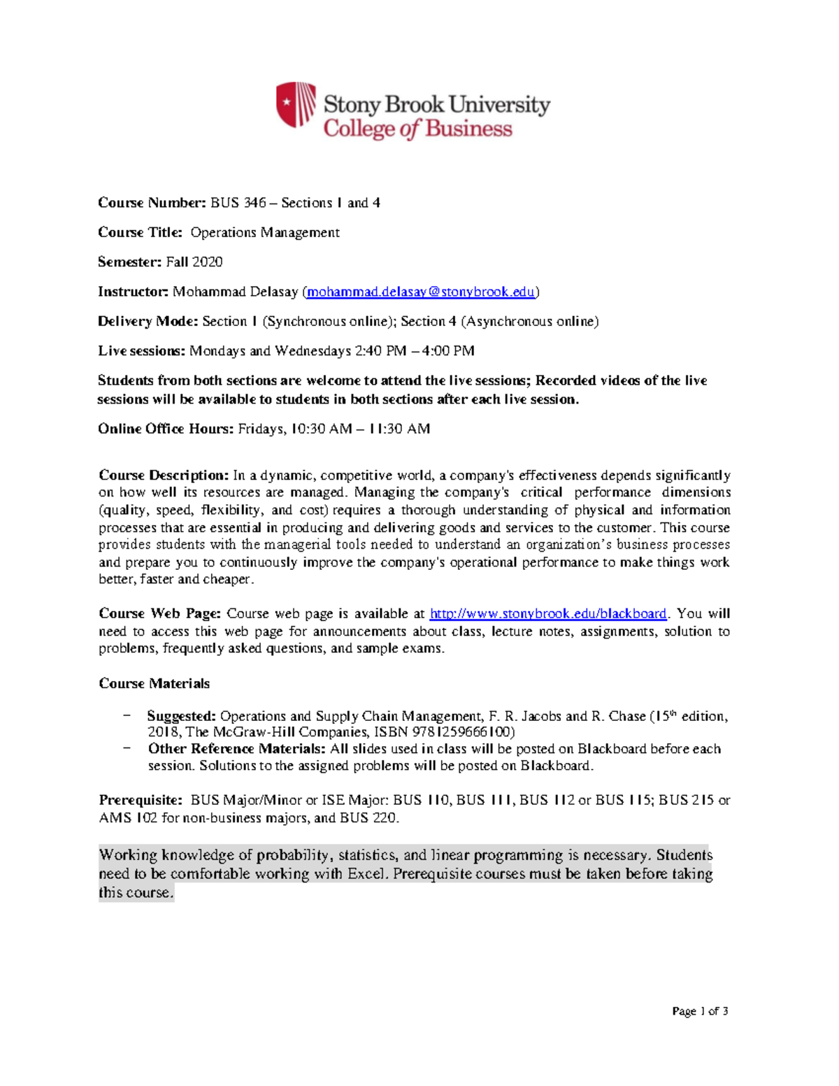 Bus346 spring 2021 syllabus - Page 1 of 3 Course Number: BUS 346 ...