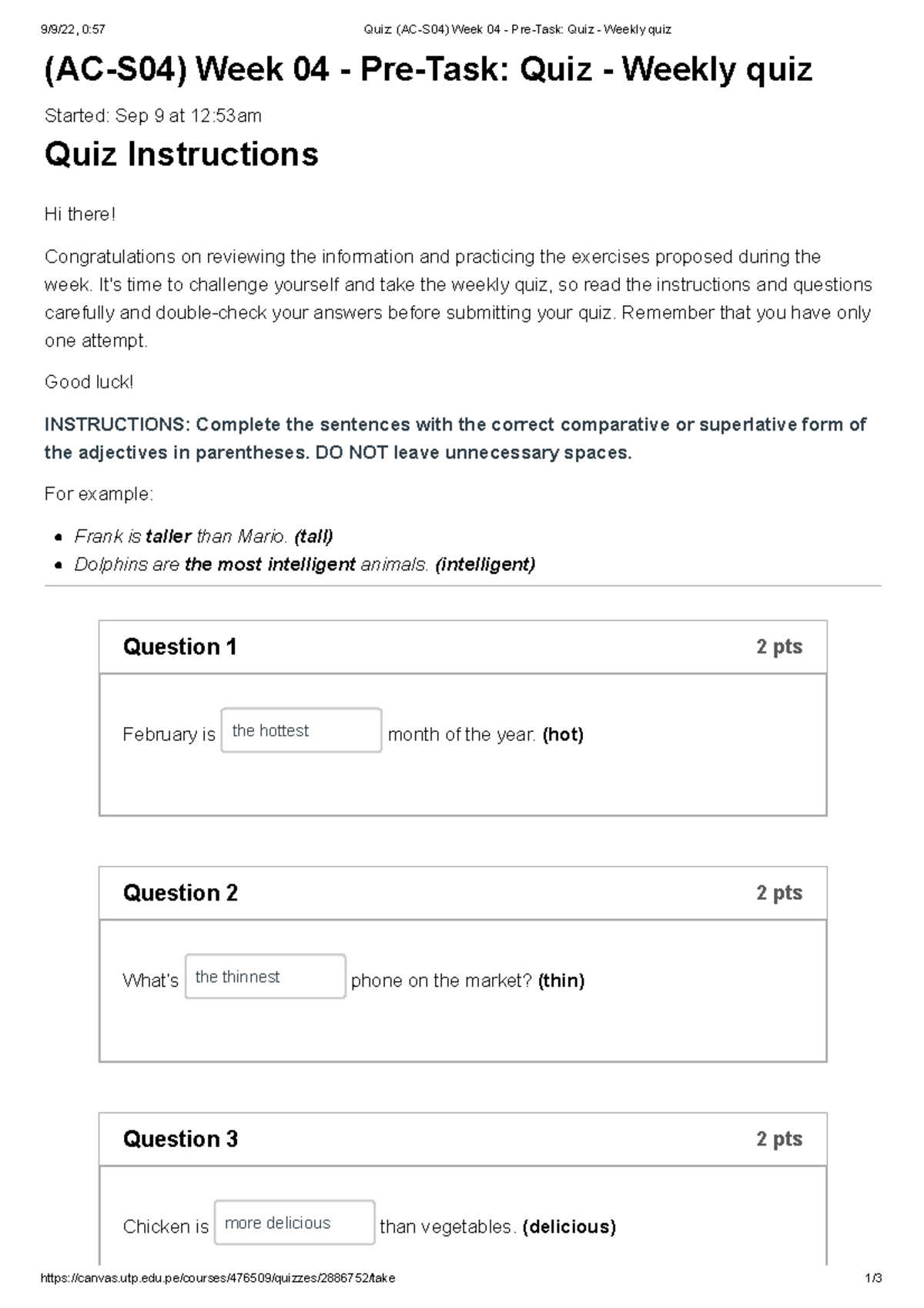 Quiz Ac S04 Week 04 Pre Task Quiz Weekly Quiz Utp Edu Courses