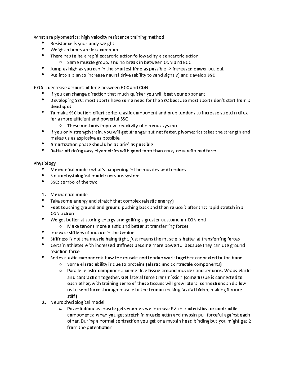 Plyometrics - dr taber notes - What are plyometrics: high velocity ...