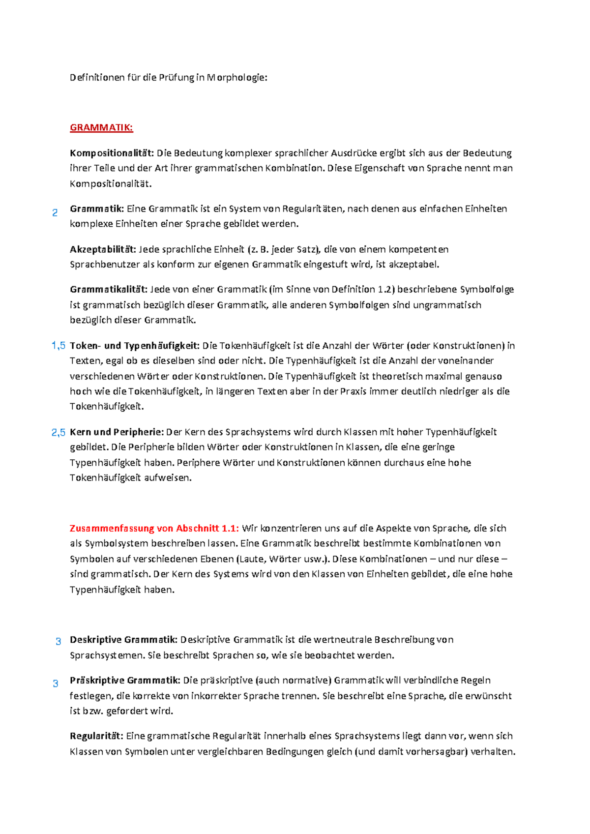 Definitionen Überarbeitung - Definitionen für die Prüfung in ...