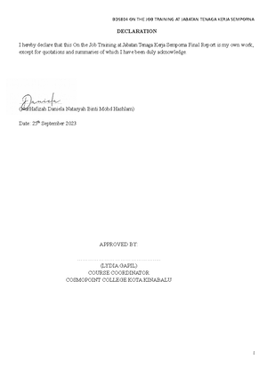 Assignment mpu2183 - REFLEKSI - PULAU PINANG PENGHAYATAN ETIKA & PERADABAN ( MPU 2183 ) - Studocu